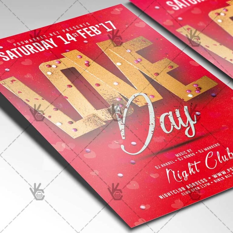 Love Day - Premium Flyer PSD Template | PSDmarket