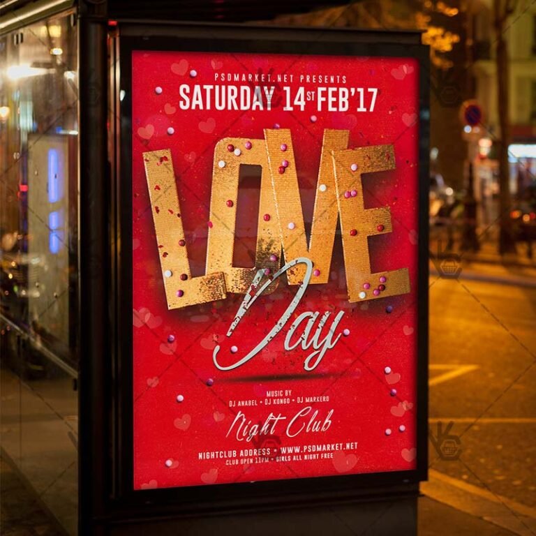 Love Day - Premium Flyer PSD Template | PSDmarket