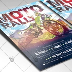 Moto Rally - Premium Flyer PSD Template | PSDmarket
