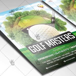 Golf Masters - Premium Flyer PSD Template | PSDmarket