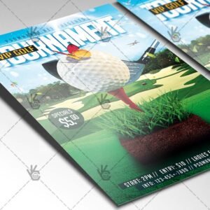 Golf Masters - Premium Flyer PSD Template | PSDmarket