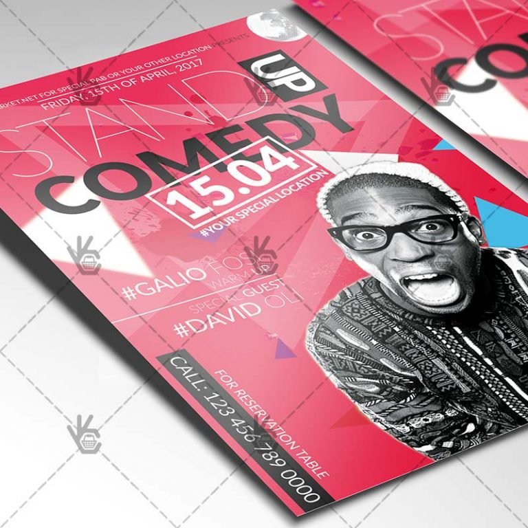 Stand Up Comedy Night - Premium Flyer PSD Template | PSDmarket