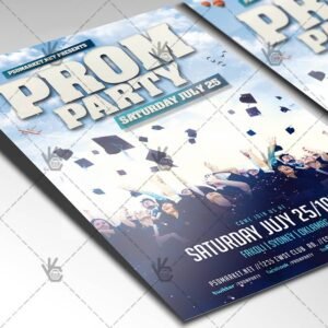 Prom Night Flyer - School PSD Template | PSDmarket