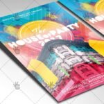 Geek Party - Club A5 Flyer PSD Template | PSDmarket