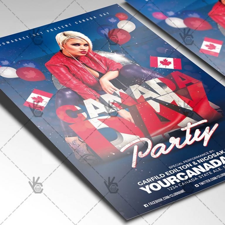 Download Canada Day Flyer - PSD Template | PSDmarket