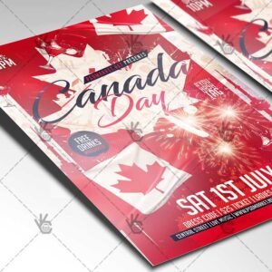 Download Canada Day Flyer - PSD Template | PSDmarket