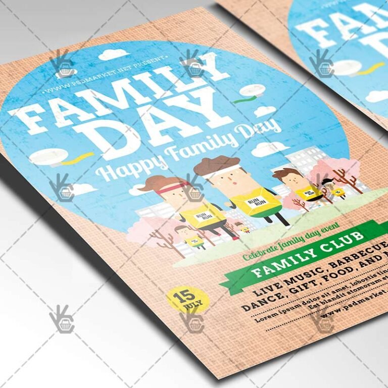 Family Day - Premium Flyer PSD Template | PSDmarket
