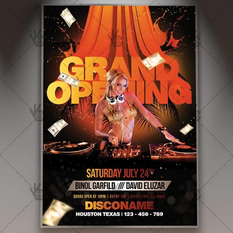 Mafia Party - Club Flyer PSD Template | PSDmarket