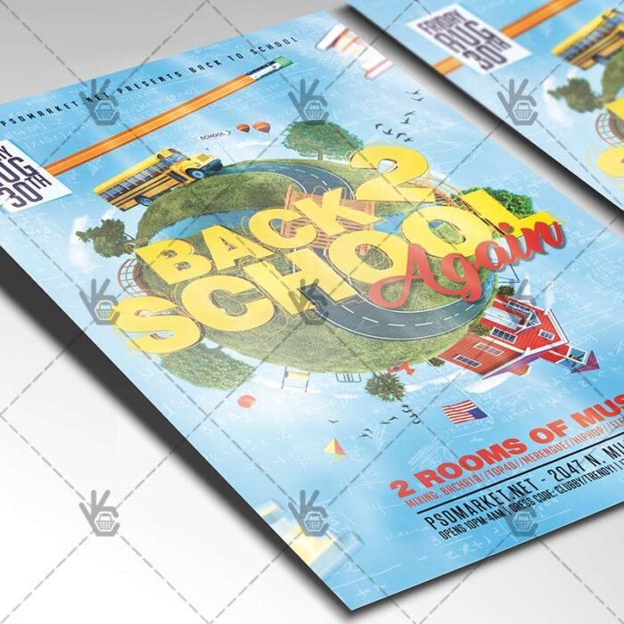 Download Event School PSD Template Flyer | PSDmarket