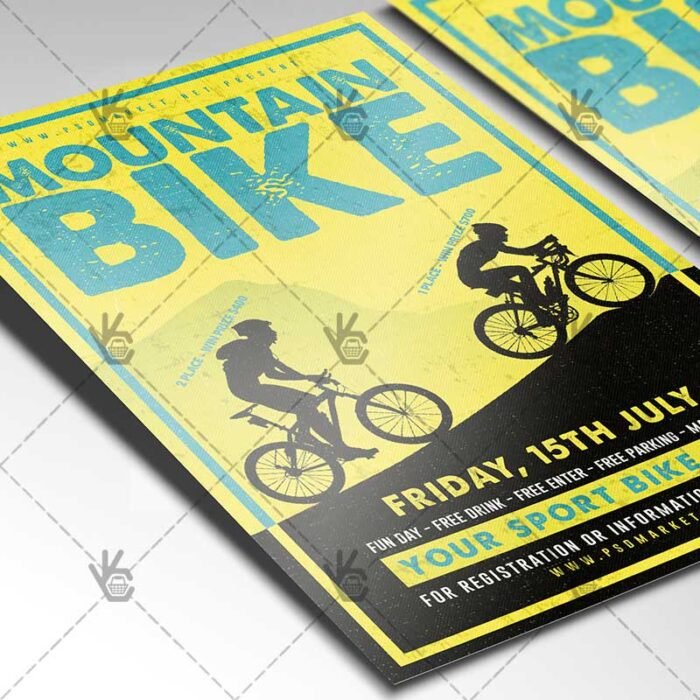 Five Boro Bike Tour Flyer - Sport PSD Template | PSDmarket