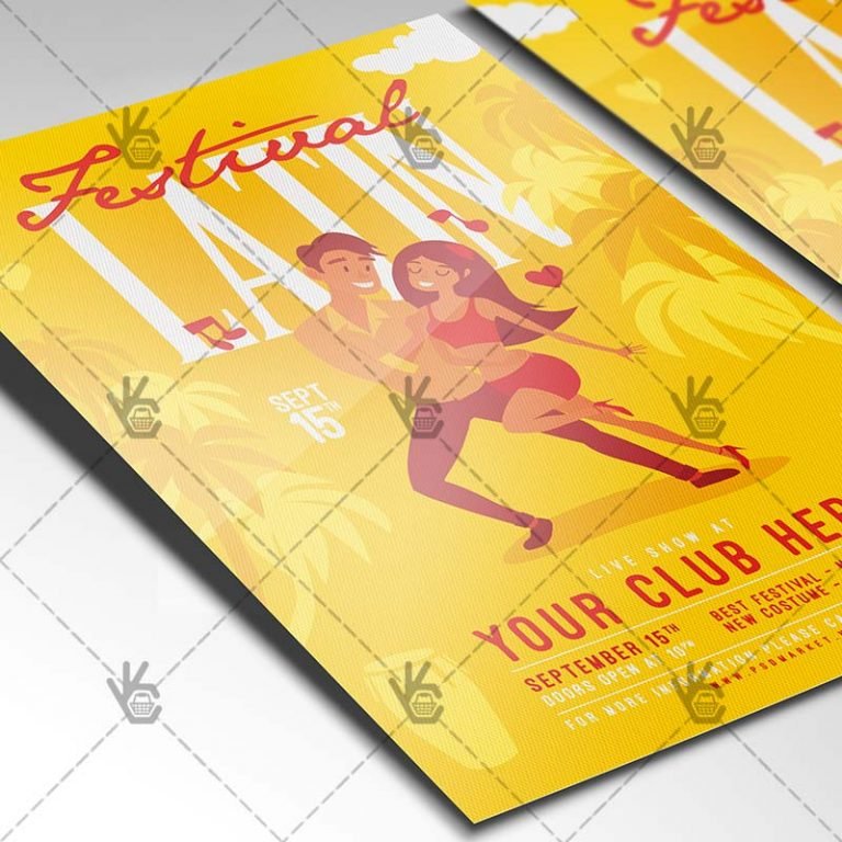 Download Latin Night Flyer - PSD Template | PSDmarket