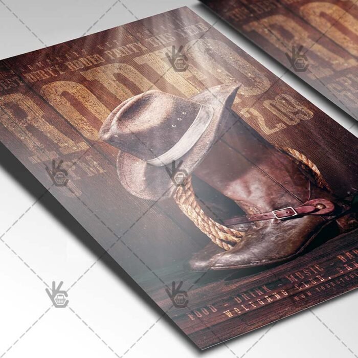Rodeo Night - Premium Flyer PSD Template | PSDmarket