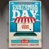Customer Appreciation Day - Business Flyer PSD Template | PSDmarket