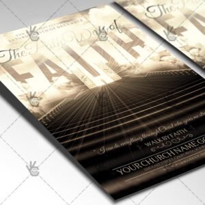 The Pathway of Faith - Church Flyer PSD Template - PSDmarket