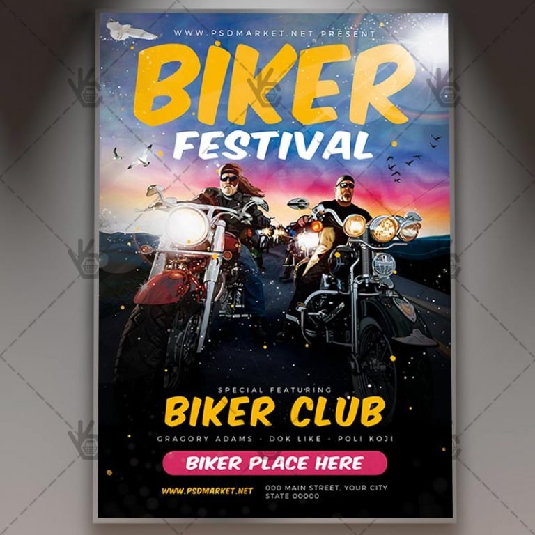 Bike Fest International - Premium Flyer PSD Template | PSDmarket