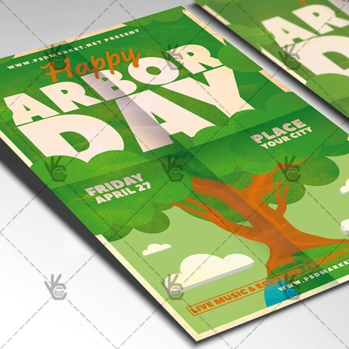 National Arbor Day Flyer - American PSD Template | PSDmarket