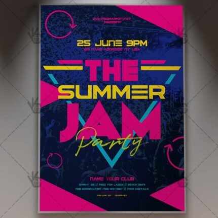 Download Summer Jam Flyer - PSD Template | PSDmarket