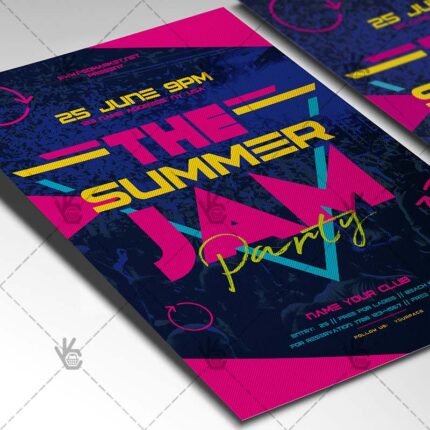 Download Summer Jam Flyer - PSD Template | PSDmarket