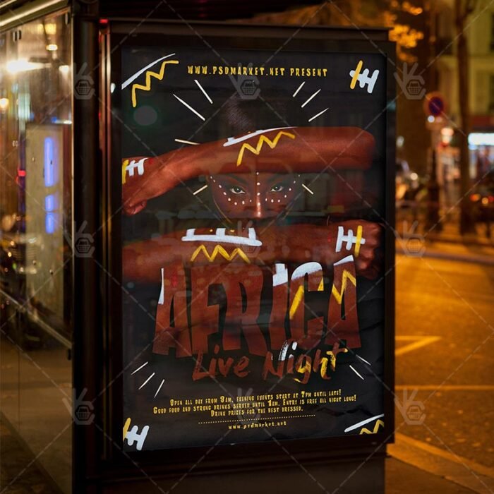 Download African Flyer - PSD Template | PSDmarketAfrican Flyer