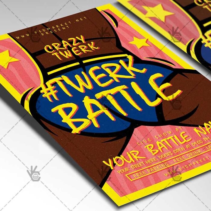 Download Twerk Off Nights Template - Flyer PSD | PSDmarket