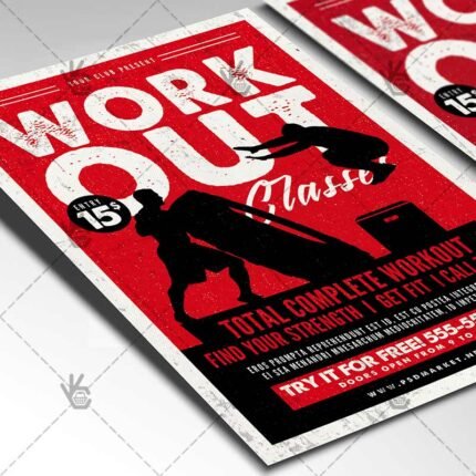 Download Workout Flyer - PSD Template | PSDmarket