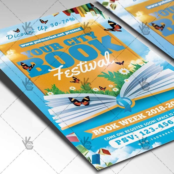 Download Happy Book Day - Flyer PSD Template | ExclusiveFlyer