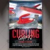 Download Curling Flyer - PSD Template | PSDmarket