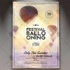 Download Festival of Balloons Flyer - PSD Template | PSDmarket