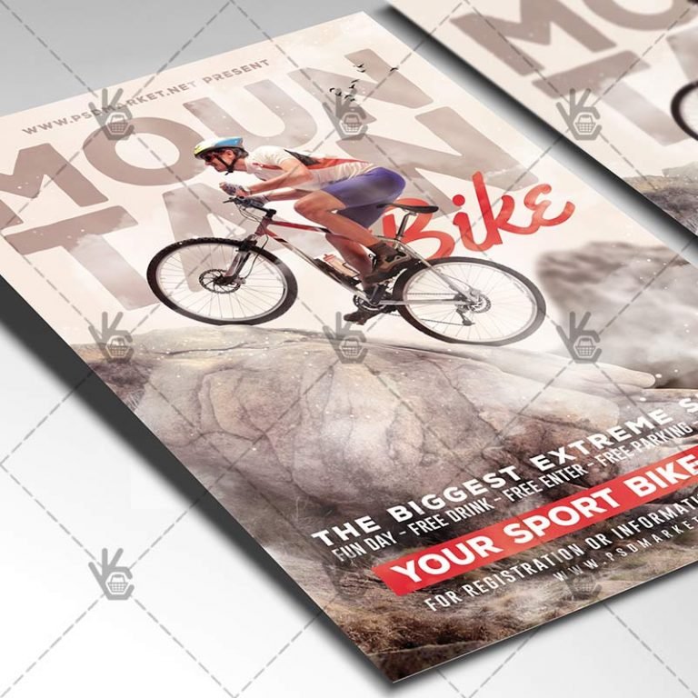 Five Boro Bike Tour Flyer - Sport PSD Template | PSDmarket
