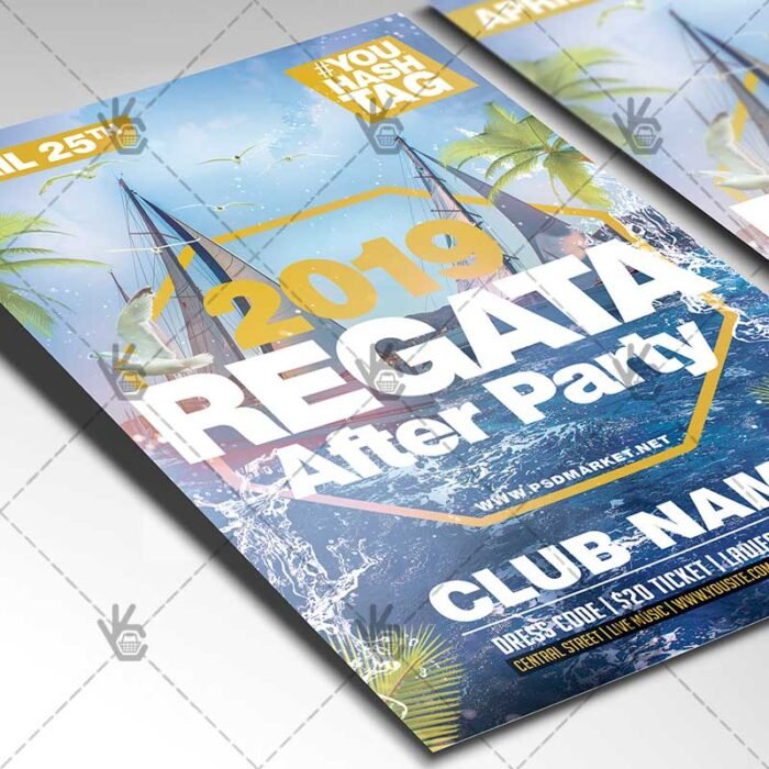 Download Regata Party Flyer - PSD Template | PSDmarket