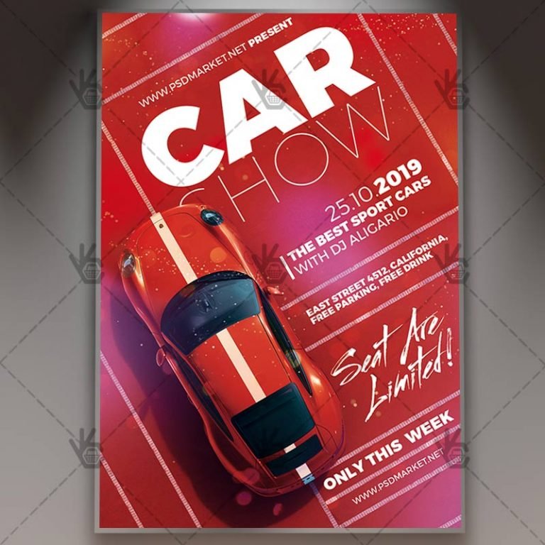 Download Car Show Event Flyer - PSD Template | PSDmarket