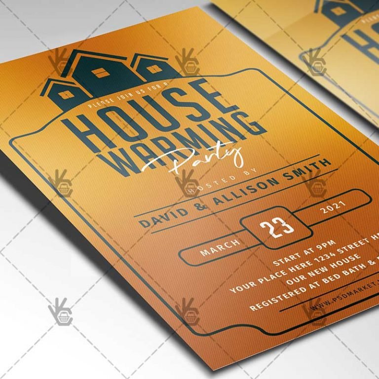 Download House Party Flyer - PSD Template | PSDmarket