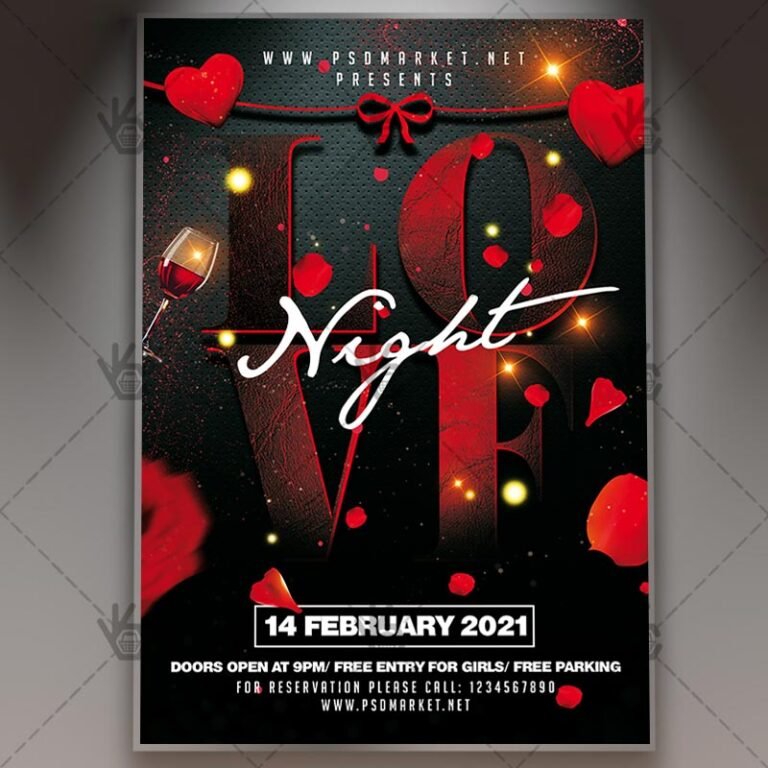 Love Flyer - PSD Template - PSDmarket