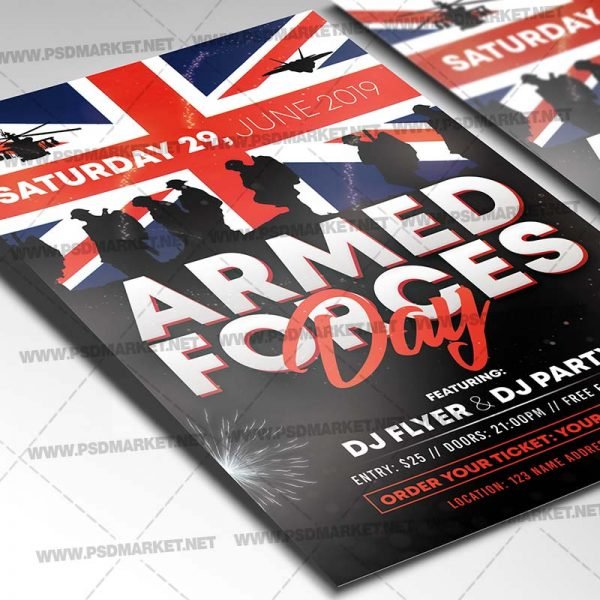 Download Armed Forces Day Flyer - PSD Template | PSDmarket