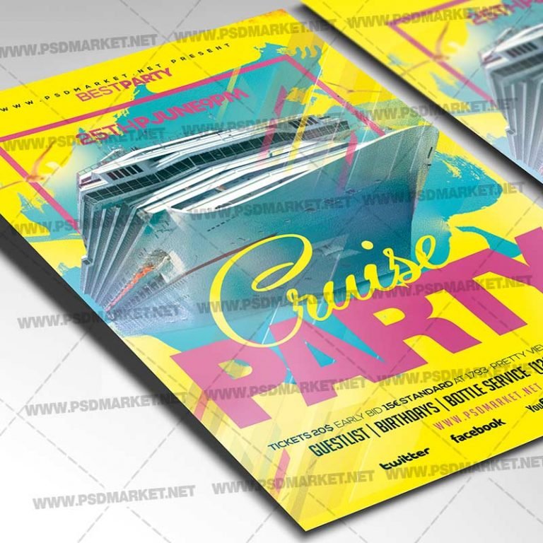Download Cruise Night Flyer - PSD Template | PSDmarket