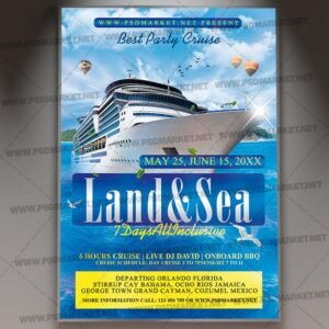 Download Cruise Night Flyer - PSD Template | PSDmarket