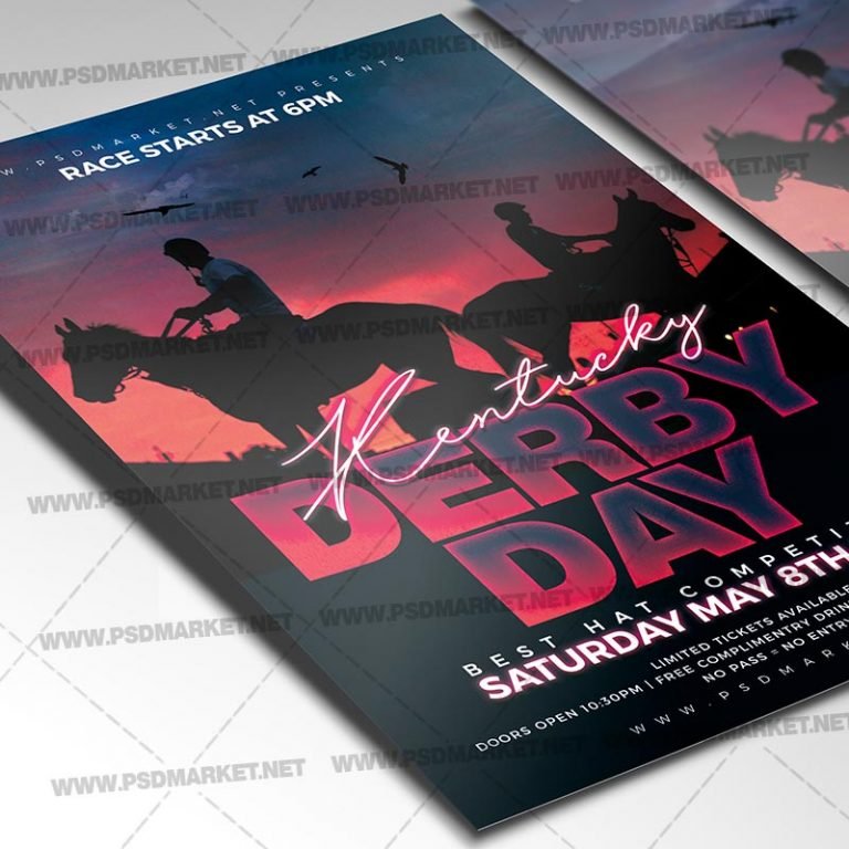 Download Derby Flyer - PSD Template | PSDmarket