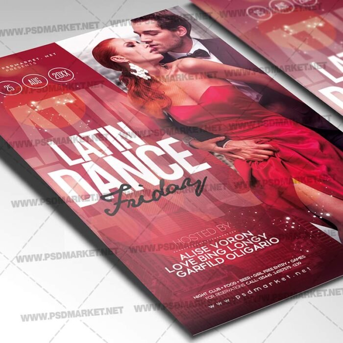 Download Fiesta Latina Flyer - PSD Template | PSDmarket