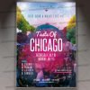 Download Taste of Chicago Flyer - PSD Template | PSDmarket
