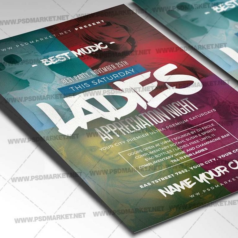 Download Ladies Night Out Flyer - PSD Template | PSDmarket
