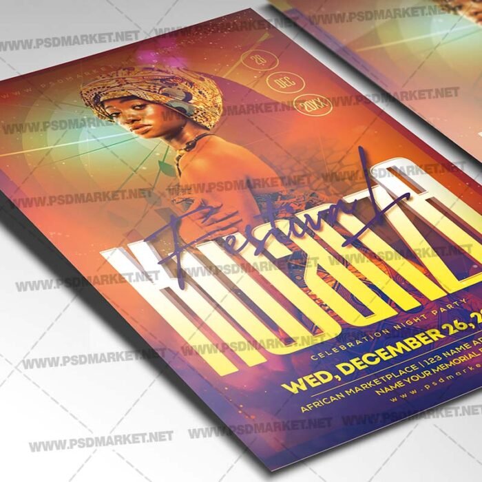 Download Afro Night Flyer - PSD Template | PSDmarket