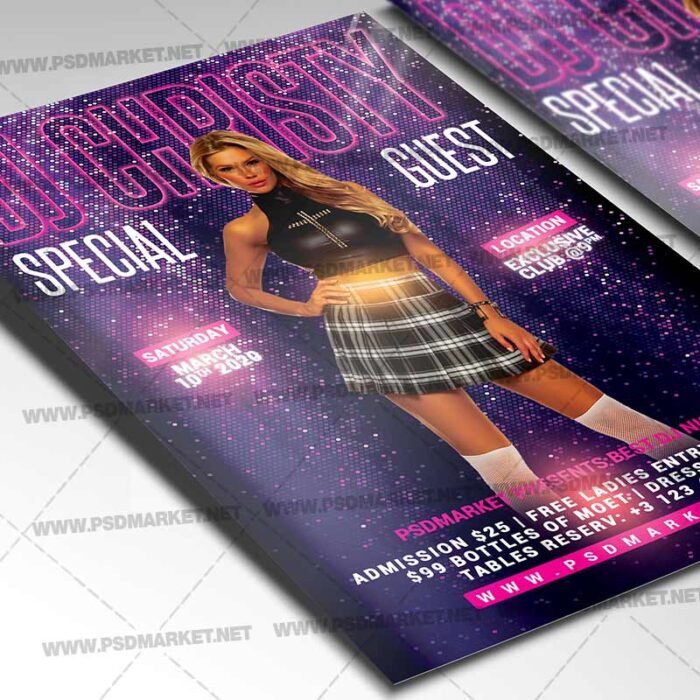 Download Night Out Party Flyer - PSD Template | PSDmarket