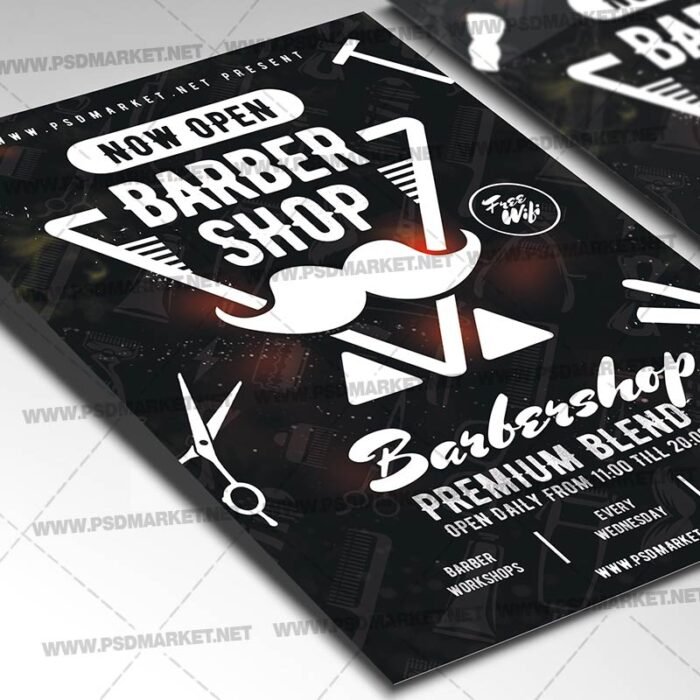 Download Hair Flyer - PSD Template | PSDmarketHair Flyer