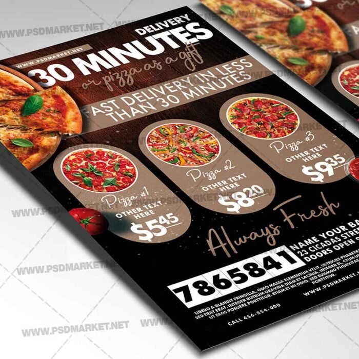 Download Tasty Dinner Flyer - PSD Template | PSDmarket