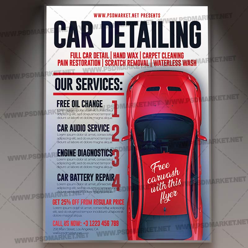 Auto Detailing Flyer Template Collection