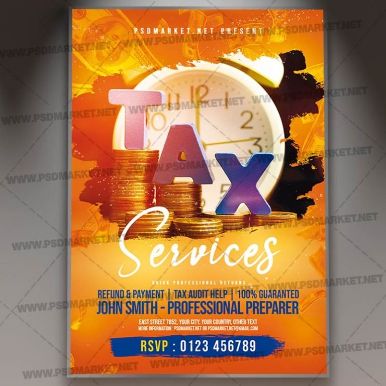 Download Tax Time Flyer - PSD Template | PSDmarket