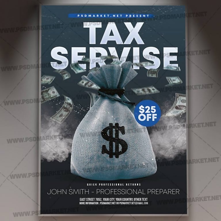 Download Tax Time Flyer - PSD Template | PSDmarket