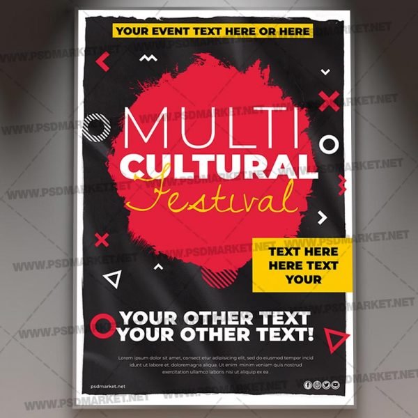 Download Multicultural Fest 2022 Template - Flyer PSD | PSDmarket