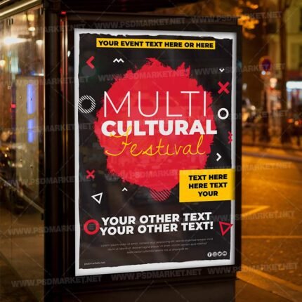 Download Multicultural Fest 2022 Template - Flyer PSD | PSDmarket