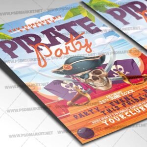 Pirates Party - Premium Flyer PSD Template | PSDmarket